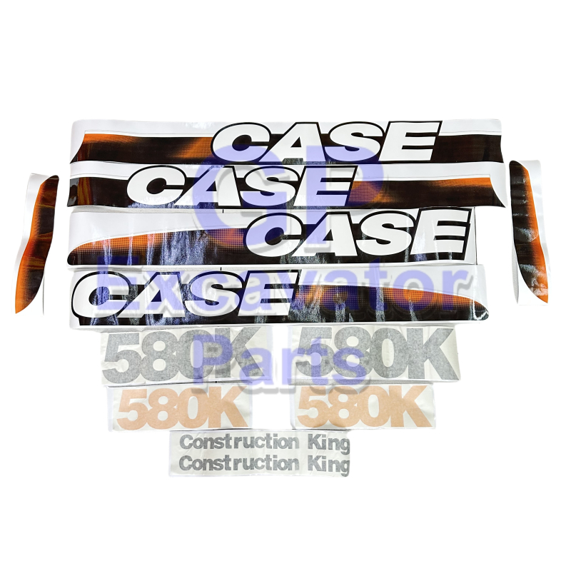 CASE 580K Backhoe Loader Sticker Set | Shopee Malaysia