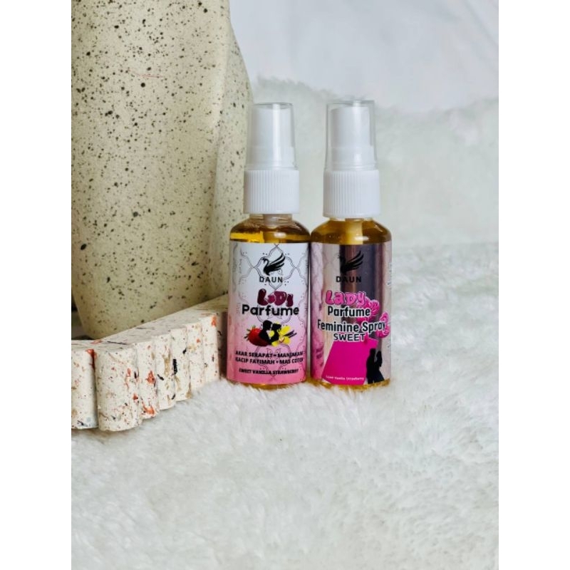 🔥 LADY SPRAY VANILLA STRAWBERRY 35ML + LADY SPRAY MANIS 35ML (KOMBO ...