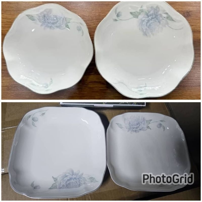 IONIC BLOOM FLOWER PLATE EXCLUSIVE (2 PCS) BY BONDA ROZITA | Shopee ...