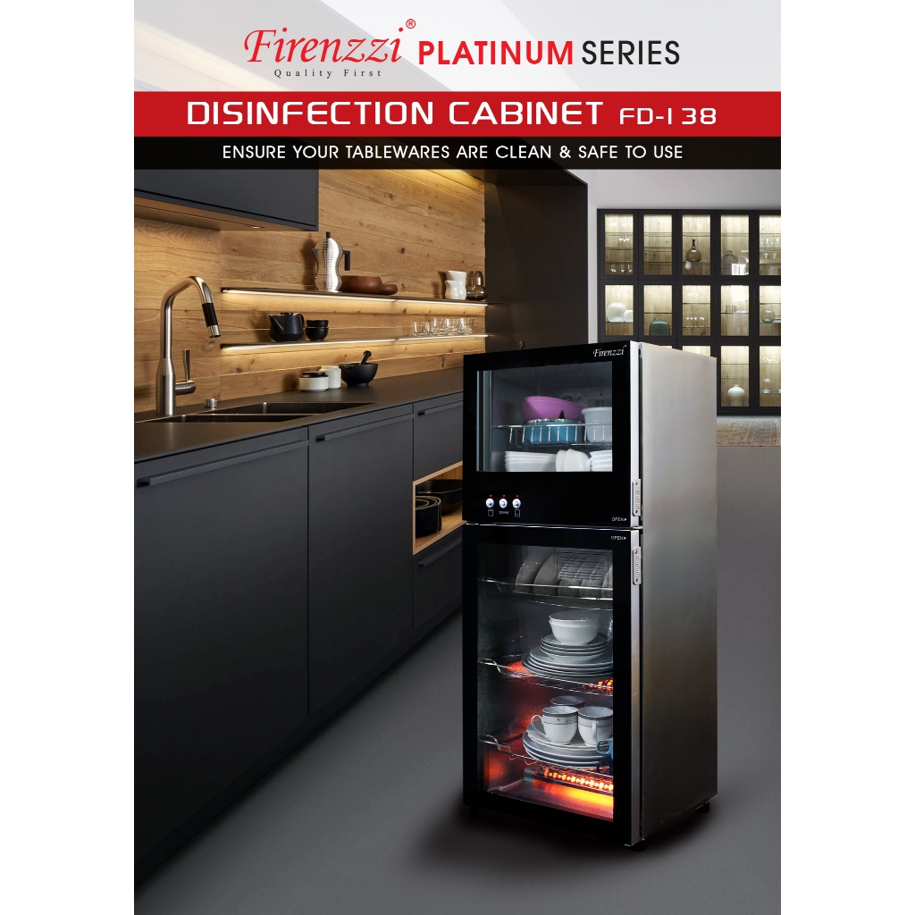 Firenzzi FD-78 78L / FD-138 Disinfection Cabinet Dish Dryer Sterilize ...