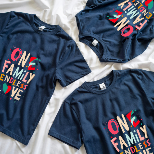 One Family Baju Family Set Baju Set sedondon Family Set Tshirt | Shopee ...