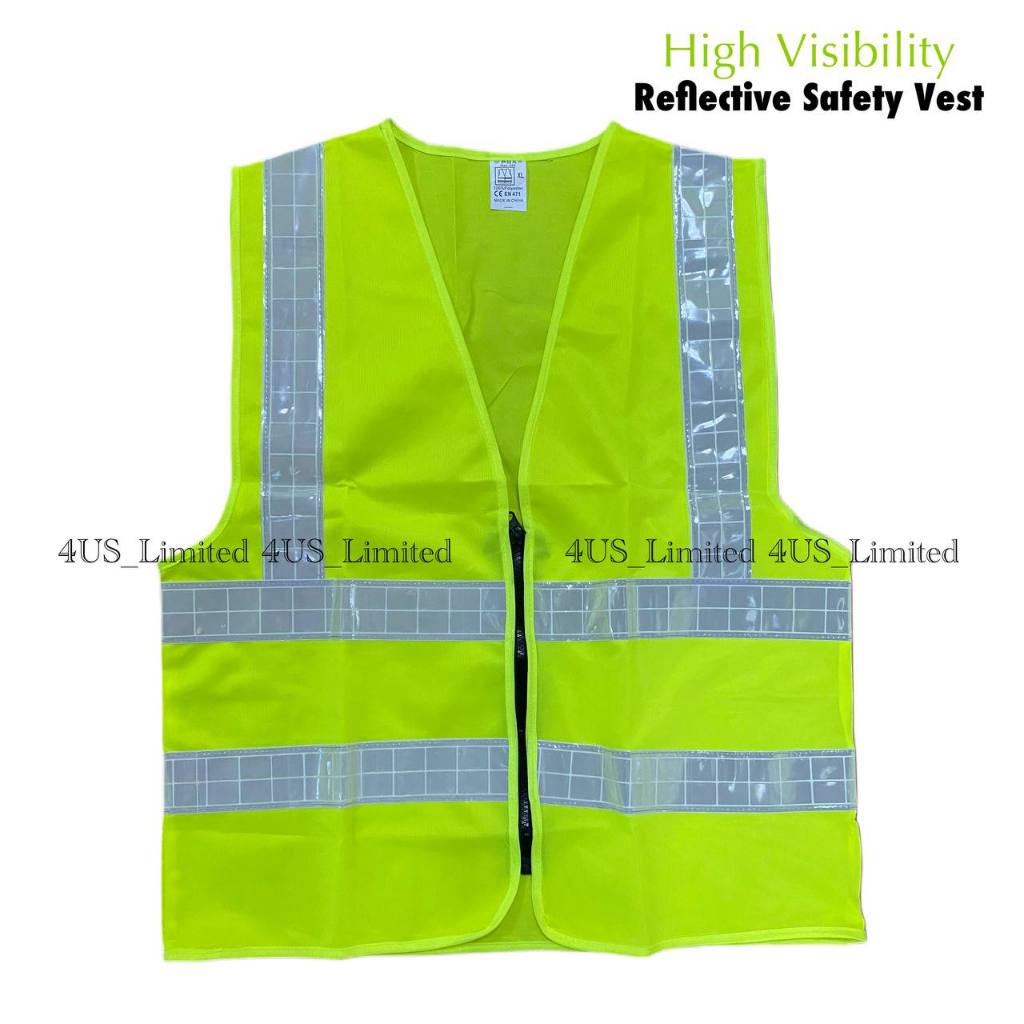 Reflective Zipper Vest High Visibility Safety Clothing | High Quality ...