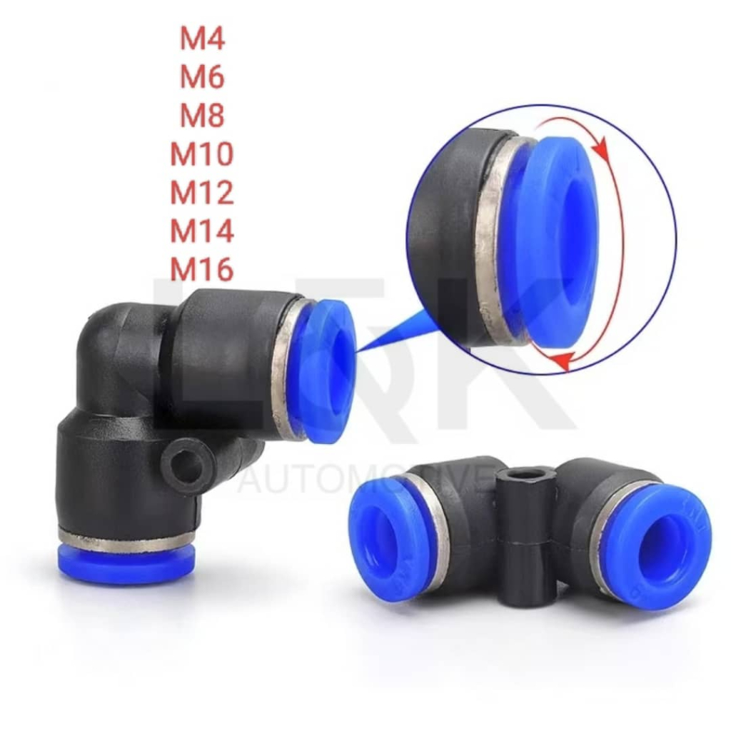 PV Pneumatic Fitting Elbow Union PV4 PV6 PV8 PV10 PV12 PV14 PV16 Air ...