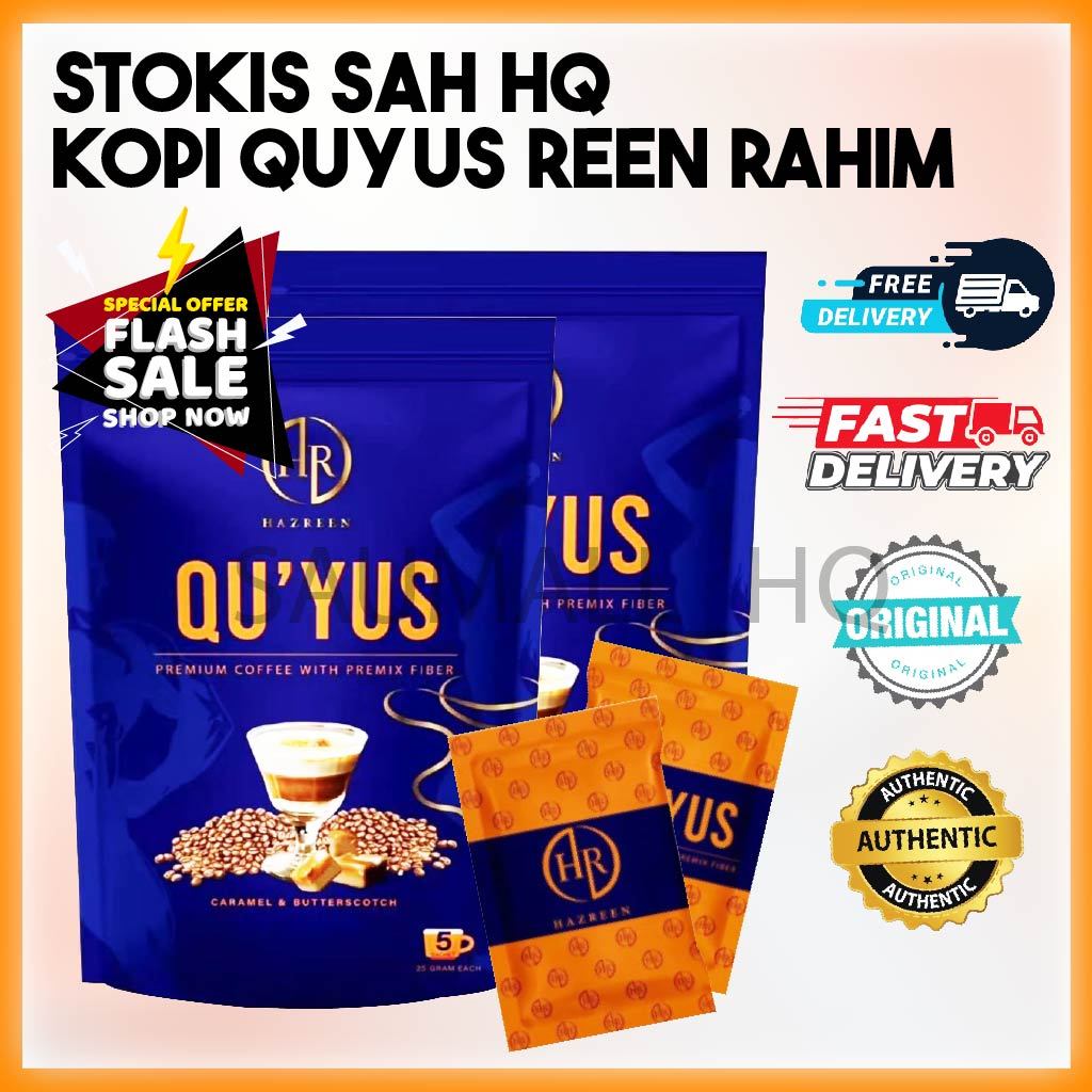 KOPI QUYUS BY REEN RAHIM HAZREEN QU'YUS COFFEE FREE GIFT ORIGINAL HQ ...