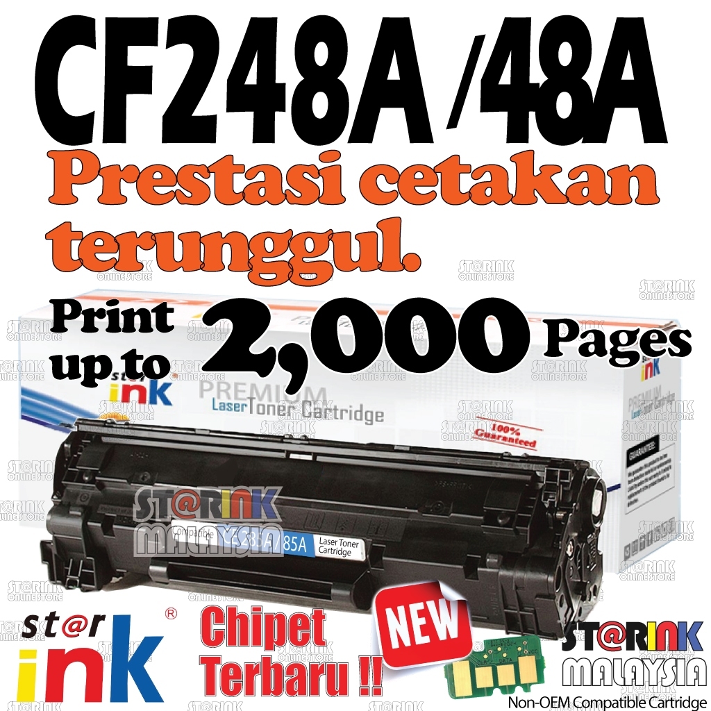CF248A HP48A Compatible to HP 48A HP48 Laserjet Pro M15A M15w MFP M28a ...
