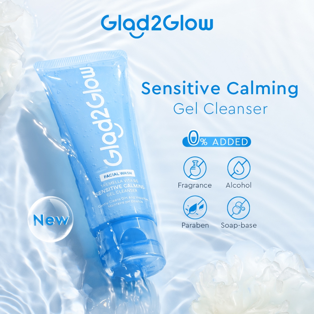 Glad2Glow Tremella Vita B5 Sensitive Calming Gel Cleanser 70ml ...