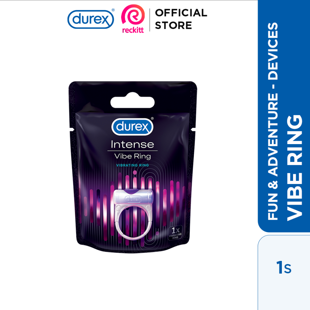 Durex Intense Vibe Ring (Silent Vibrating/ Vibrator Ring for Man ...