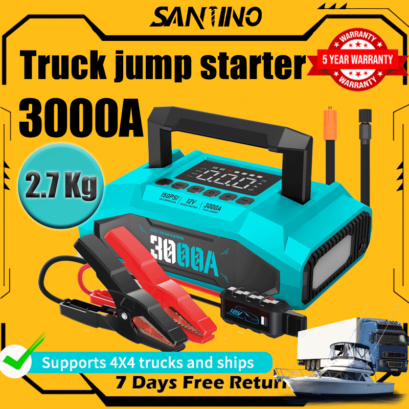 SANTINO Battery jumper power bank steamship/Truck Jump Starter car ...