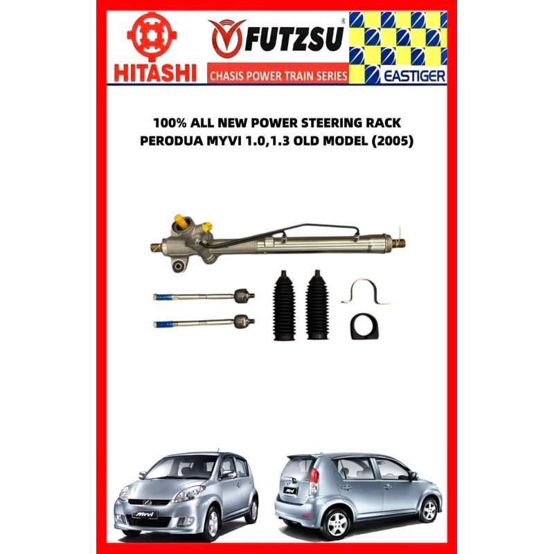 100% ALL NEW POWER STEERING RACK PERODUA MYVI 1.0 / 1.3 OLD MODEL (2005 ...