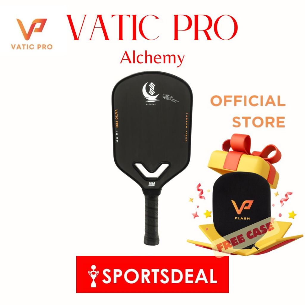 Vatic Pro Alchemy Pickleball Paddle (Includes Free Paddle Cover ...