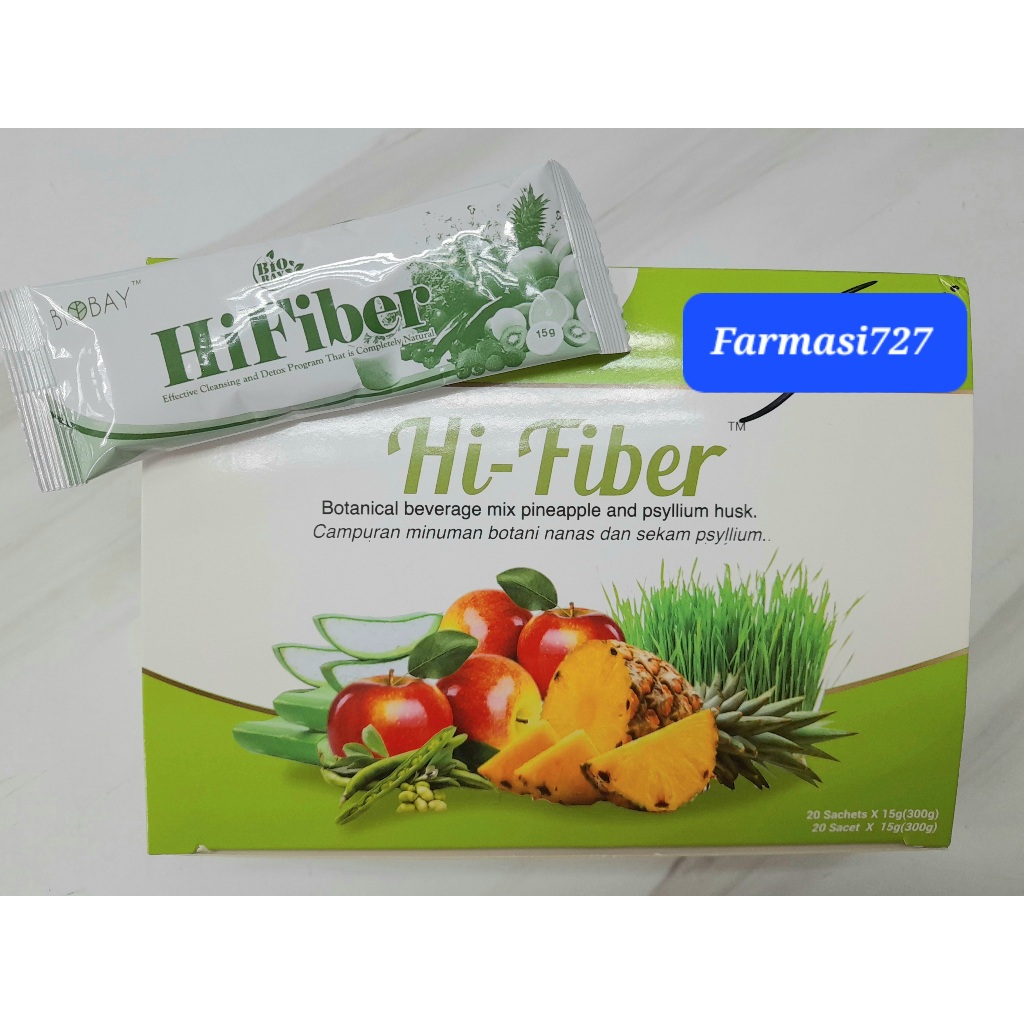 Hi-Fiber 15gr x 20 sachets EXP 11/26 (MY HALAL certified) | Shopee Malaysia
