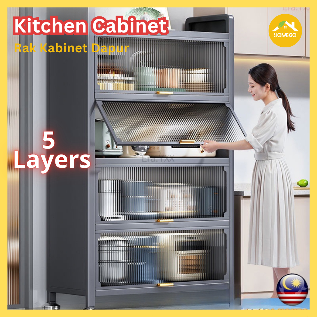 Kitchen Cabinet Rak Dapur Kabinet Kitchen Storage Rack Microwave Oven ...