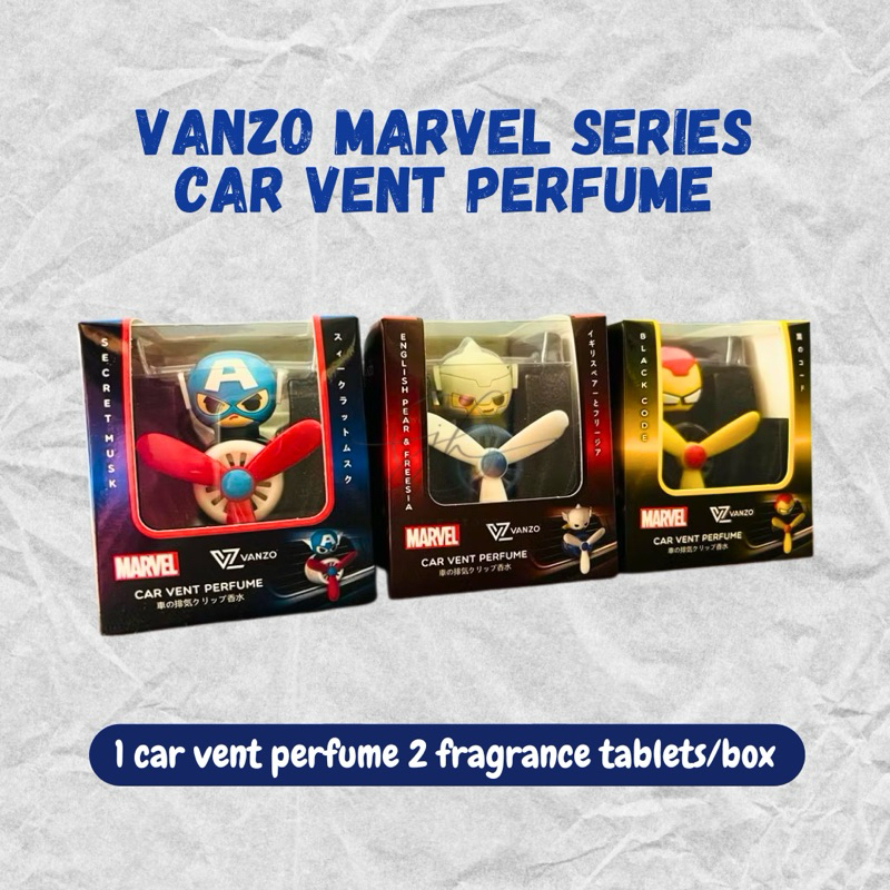 Original Genuine VANZO Marvel Series Car Perfume | Shopee Malaysia