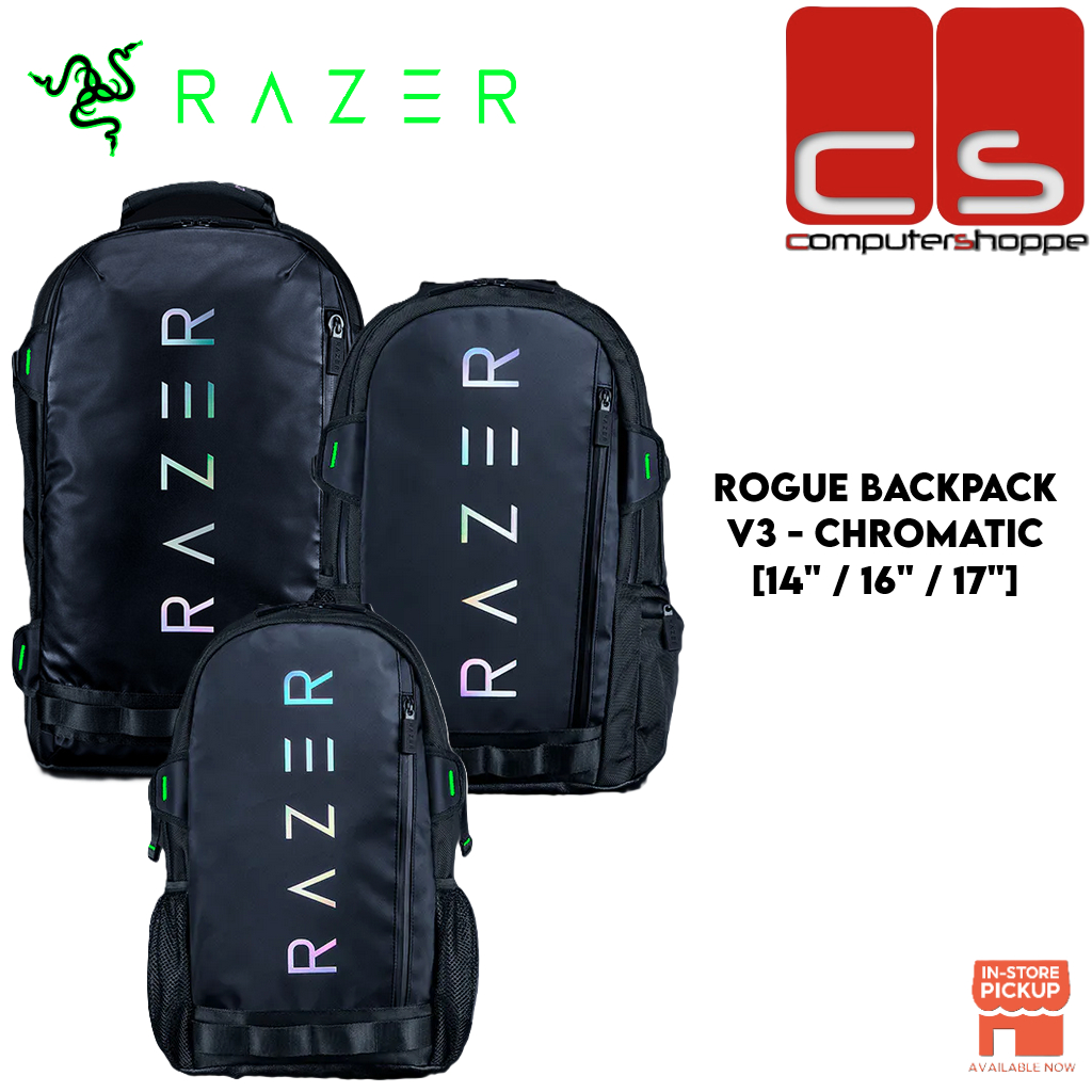 RAZER Rogue Backpack V3 - Chromatic [14" / 16" / 17"] | Shopee Malaysia