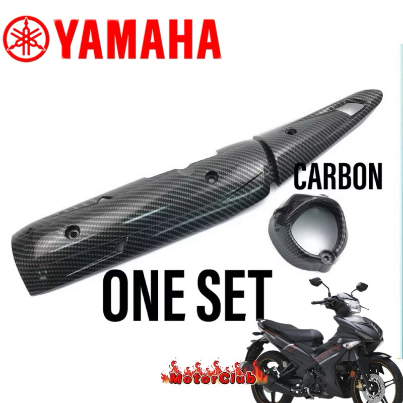 YAMAHA Y15 Y15ZR V1 V2 MUFFLER PROTECTOR COVER EXHAUST MUFFLER COVER ...