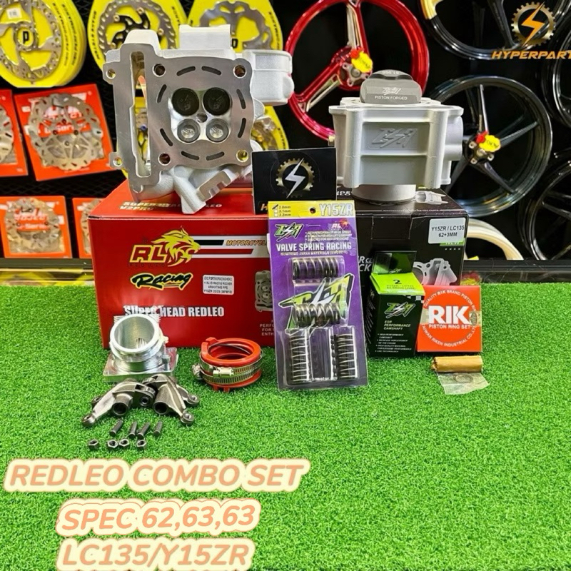 REDLEO COMBO SET SPEC 62,63,65 REDLEO SUPERHEAD V2PRO ESR BLOCK 62MM WITH PISTON FJN | Shopee ...