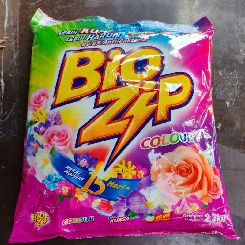 Bio Zip Colour Detergent Powder 2.3kg | Shopee Malaysia