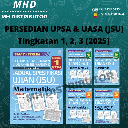 [MHD] SASBADI: Kertas Persedian UPSA & UASA (JSU) KSSM【Tingkatan 1 ...