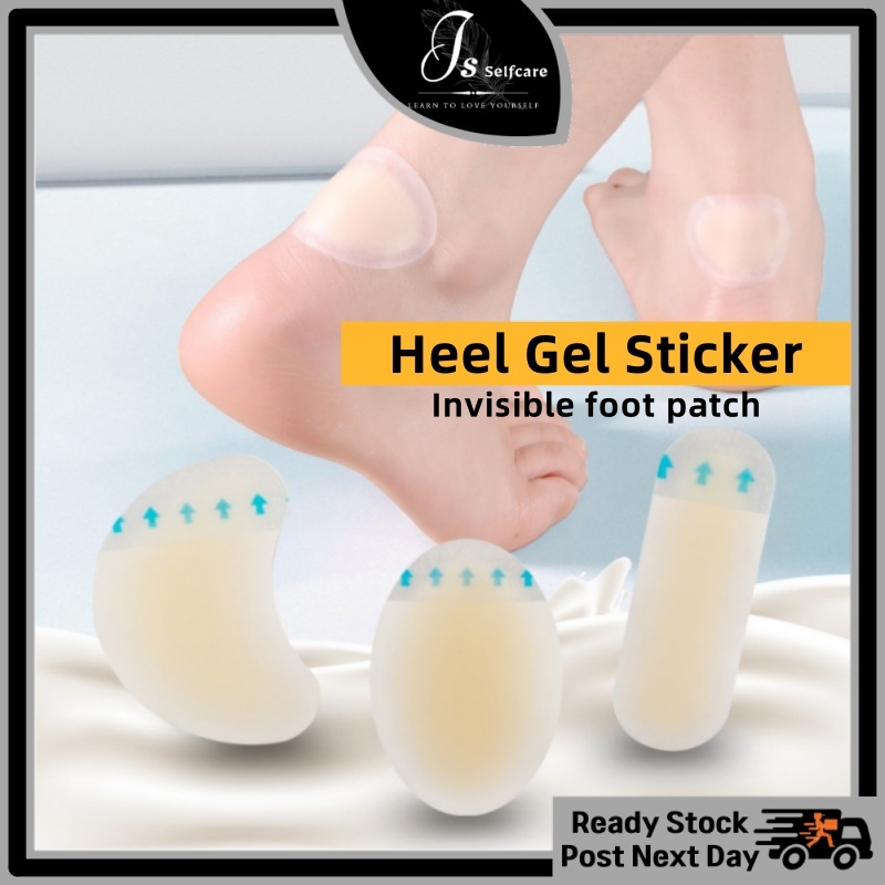 𝗝𝘀 𝗦𝗲𝗹𝗳𝗰𝗮𝗿𝗲 Gel Sticker Invisible Foot Patch Anti-wear Protector High ...