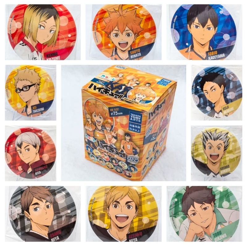 Authentic Haikyuu Can Badge Hinata Kageyama Oikawa Iwaizumi Kuroo Kenma ...
