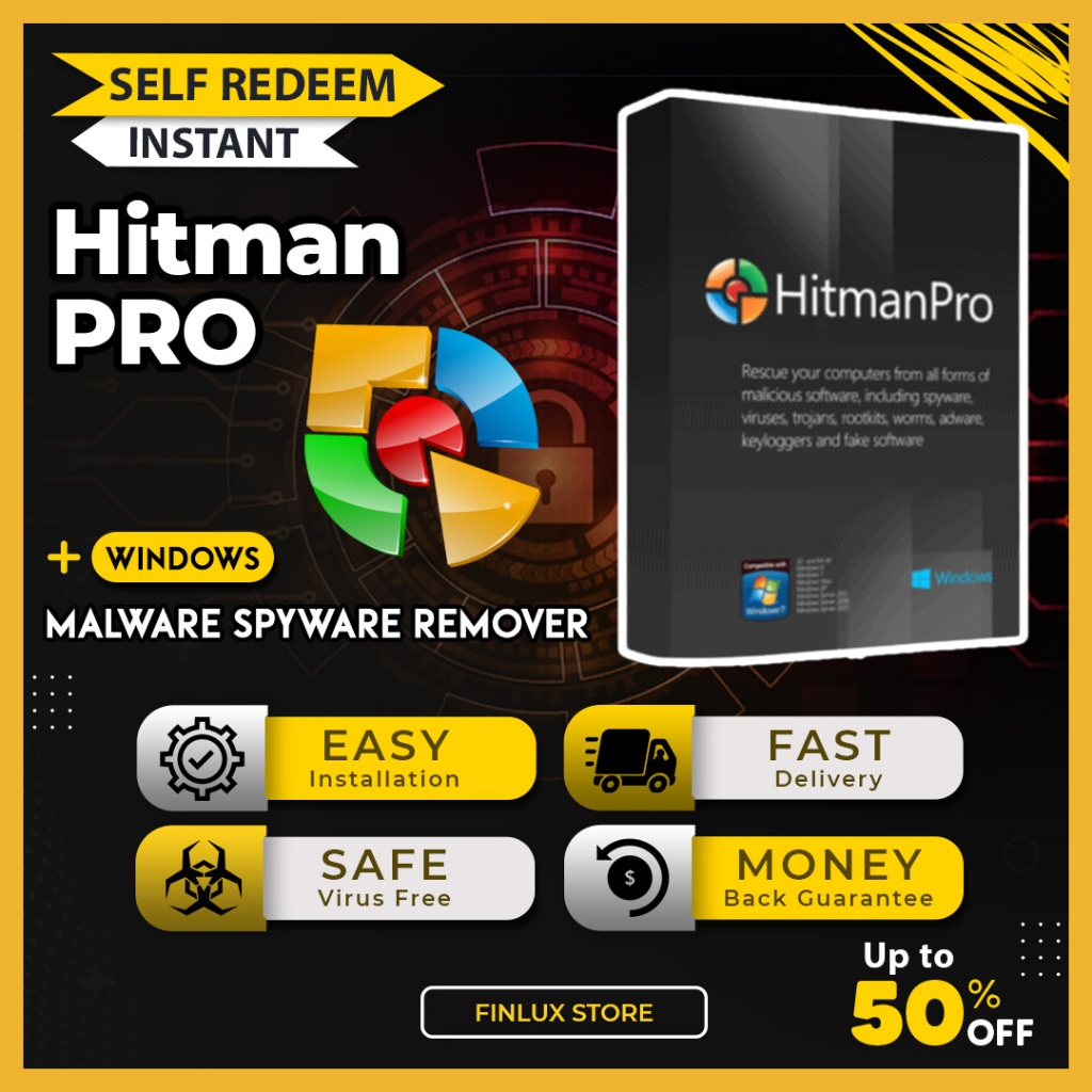 [SELF REDEEM] HitmanPro Malware Spyware Remover Antivirus Hitman Pro ...