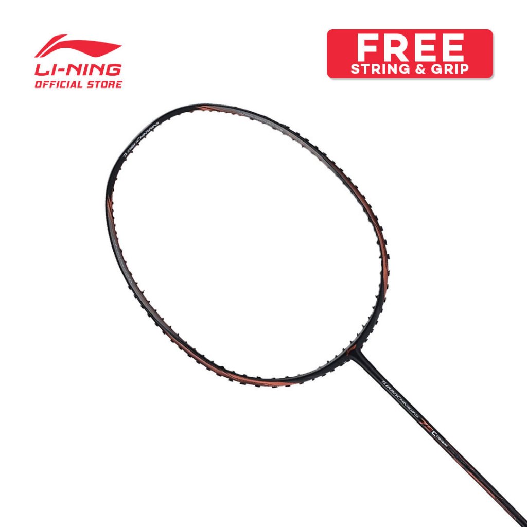 LI-NING TURBO CHARGING 75C LKY EDITION BADMINTON RACQUET - BLACK/RED ...