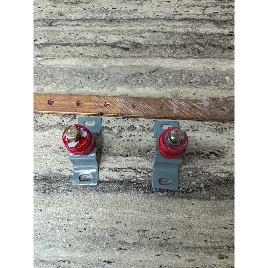 COPPER EARTH BUSBAR NEUTRAL BAR 100A 30MM X 6MM DIY CUSTOM SIZE ...