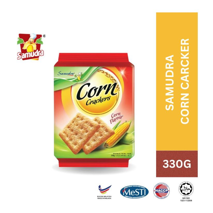 Samudra Kracker Jagung 330g/ Samudra Corn Cracker 330g [Halal & Stok ...