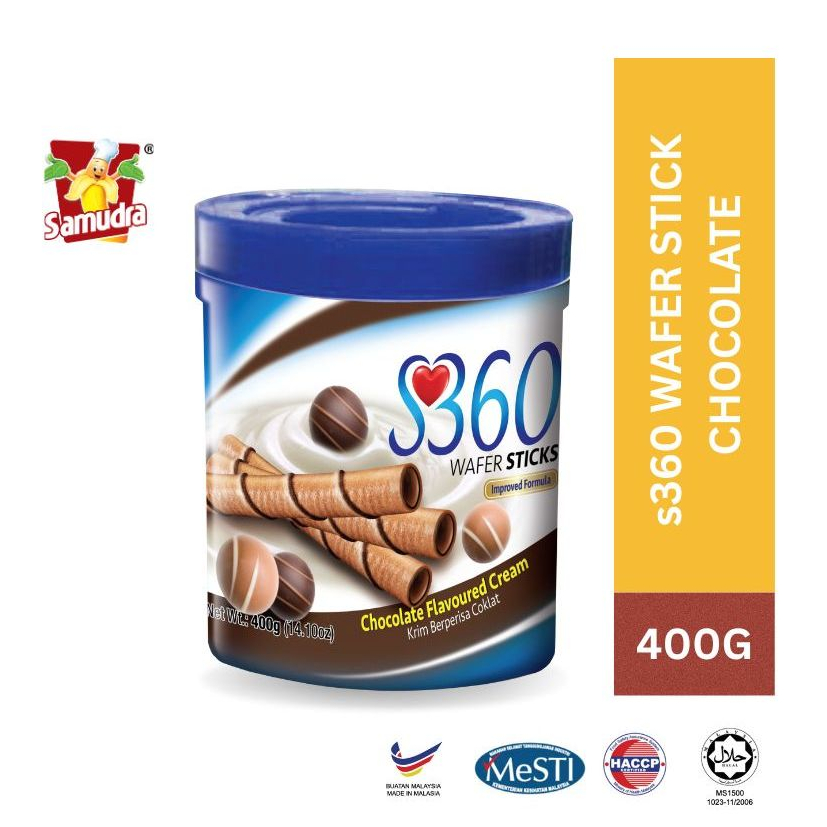 Samudra S360 Wafer Stick - Chocolate/Strawberry/Pandan Coconut (400g ...