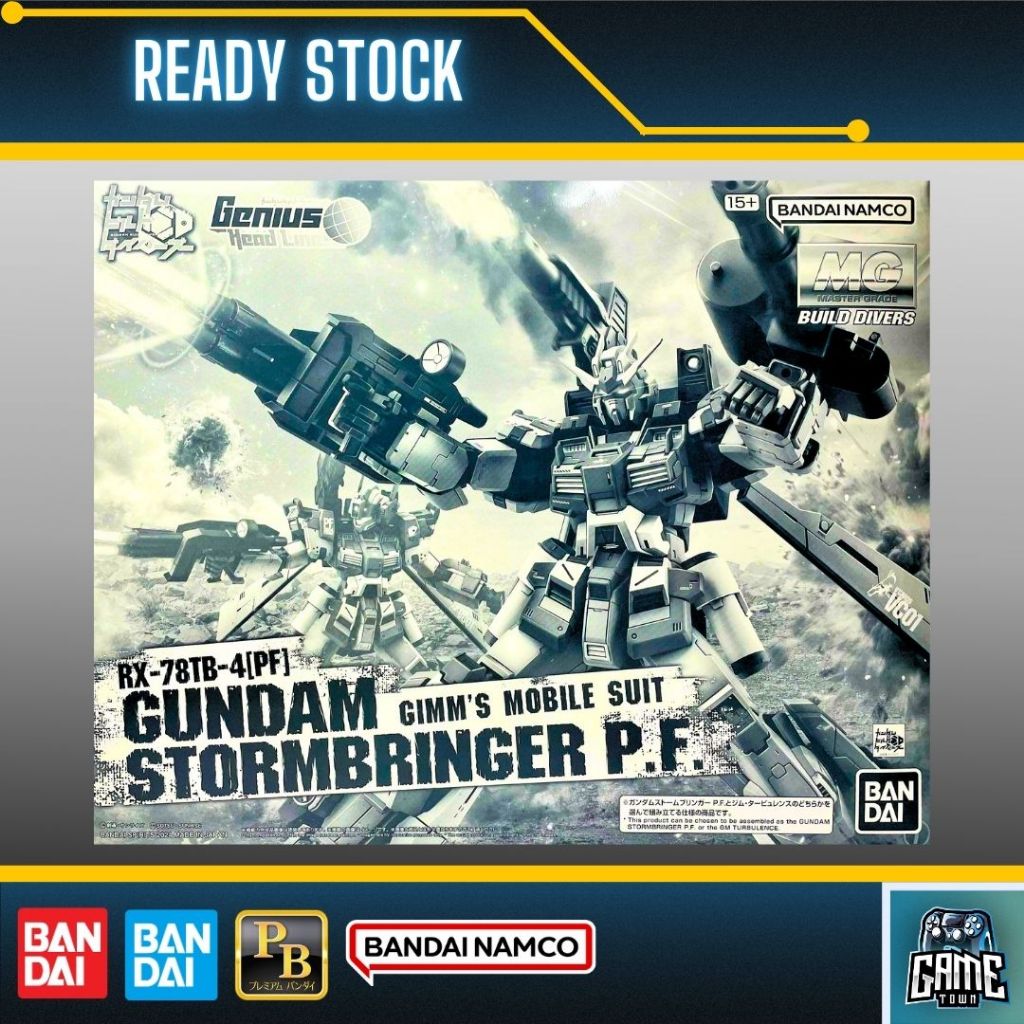 Premium Bandai MG 1/100 RX-78TB-4[PF] Gundam Stormbringer P.F. / GM ...