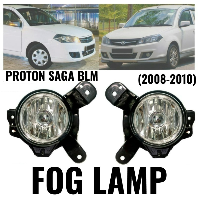 PROTON SAGA BLM 2008 2010 YEAR FRONT BUMPER FOG LAMP LIGHT LAMPU DEPAN ...