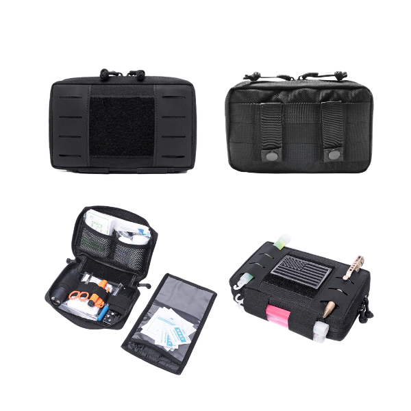 BG065 Tactical Molle Horizontal Admin Pouch Multi-Purpose Laser-Cut EDC ...
