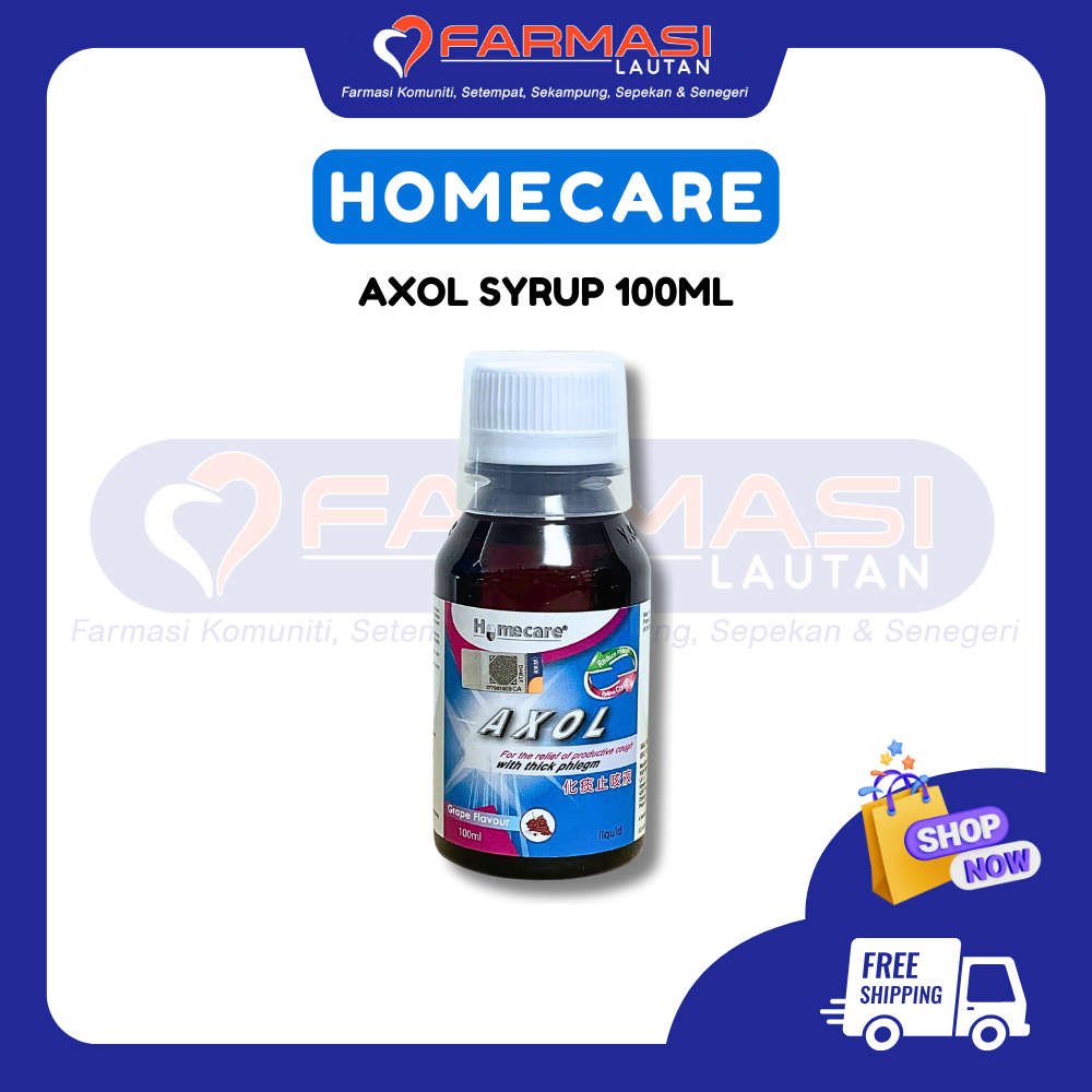 YSP (Homecare) Axol Liquid 100mL (For Phlegm - Grape Flavour) | Shopee ...