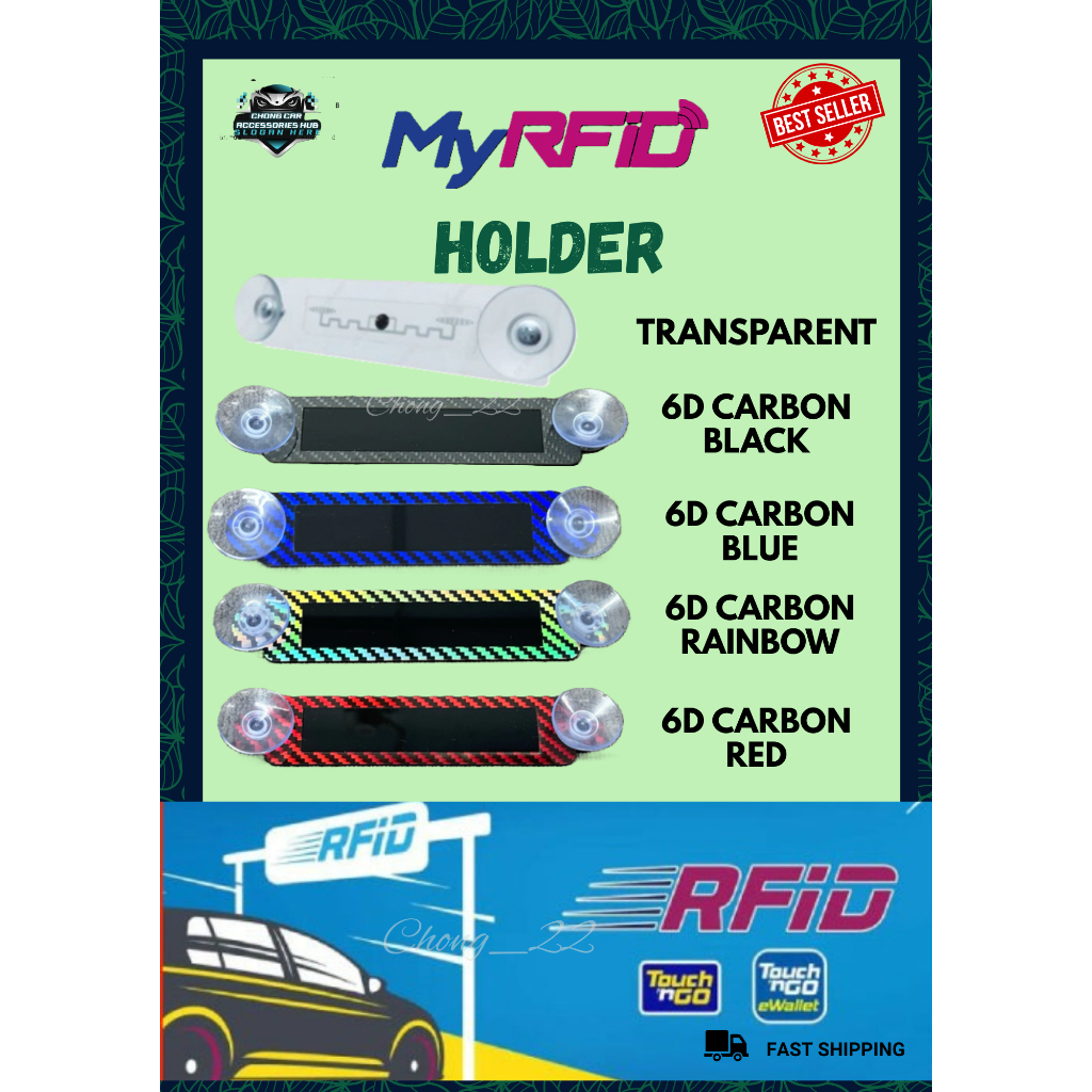 MY RFID Holder/TNG RFID Tag Sticker Smart Tag For Car | Shopee Malaysia
