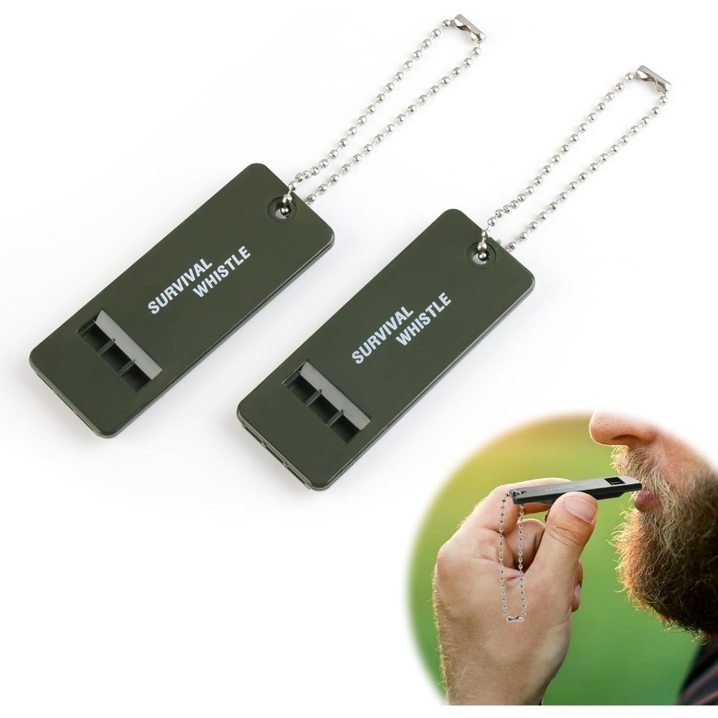 3pc SANLIKE Emergency Whistles 120db Multi-Audio Loud Safety ...