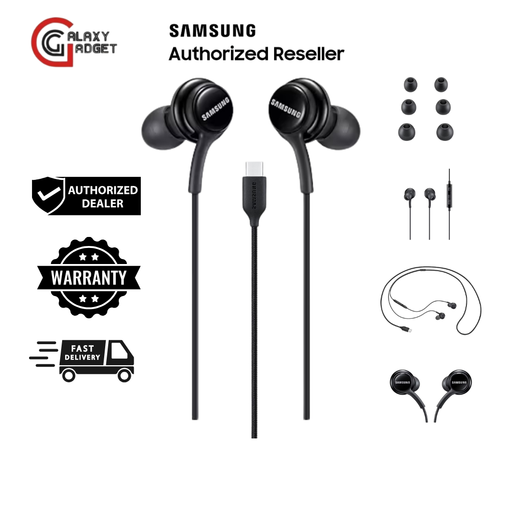 SAMSUNG ORIGINAL AKG TYPE-C EARPHONE (EO-IC100BBEGWW) | Headset With ...