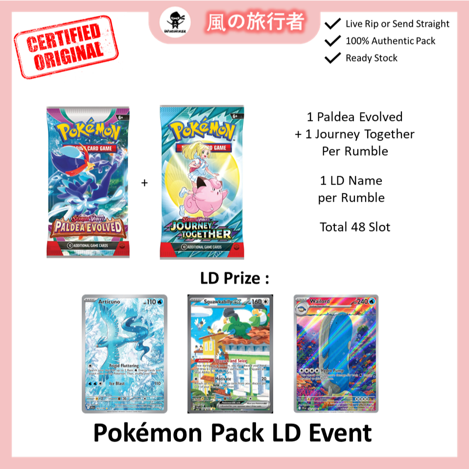 [Pokémon Rumble LD] Pokémon Event Rumble Pack | Shopee Malaysia
