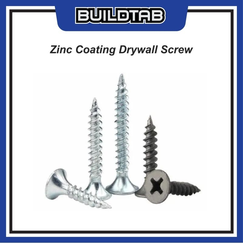 Zinc Coating Drywal Screw White Coating Plaster Ceiling 1000pcs ...