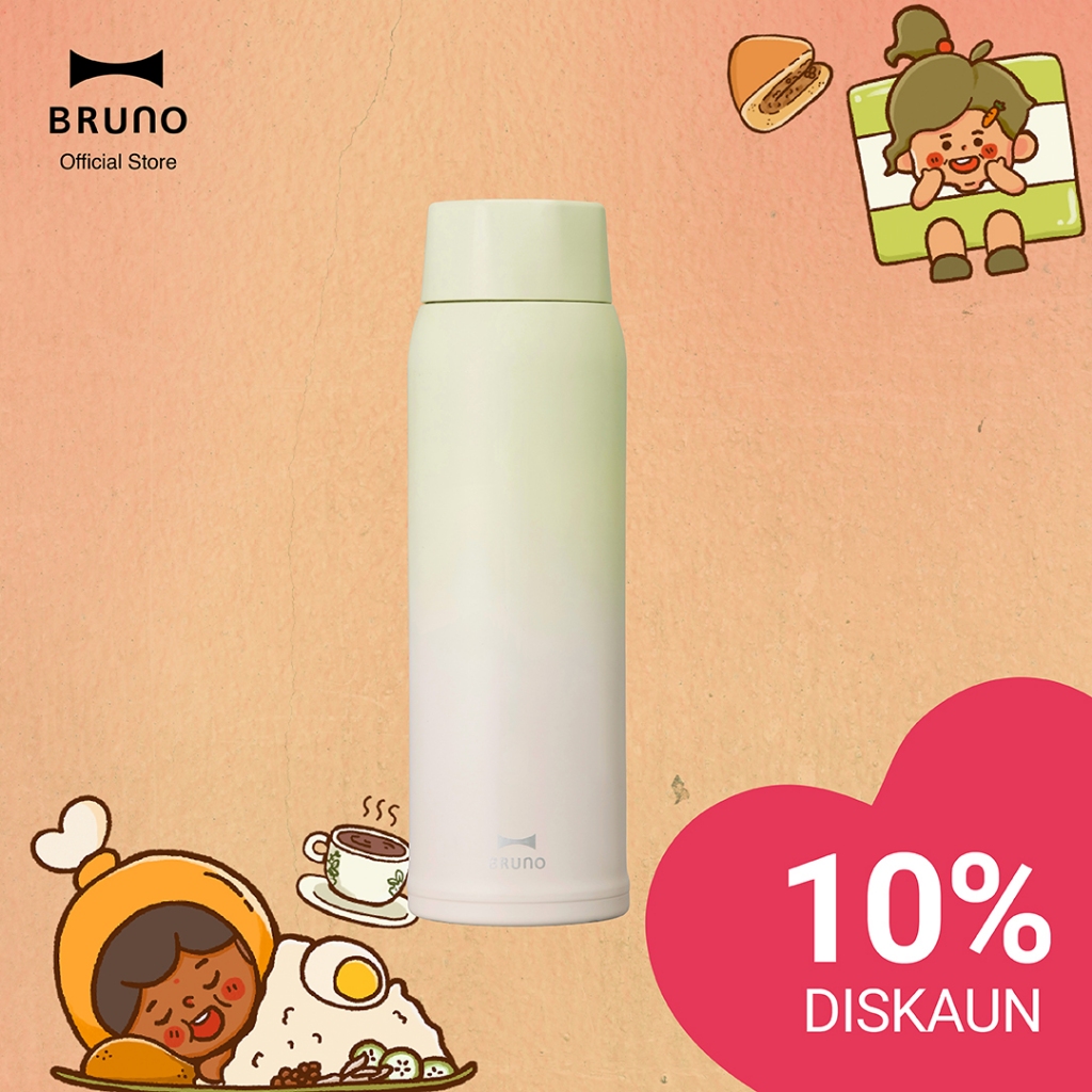 Bruno Stainless Steel Tall Thermal Dual Wall Hydration Bottle | Shopee ...