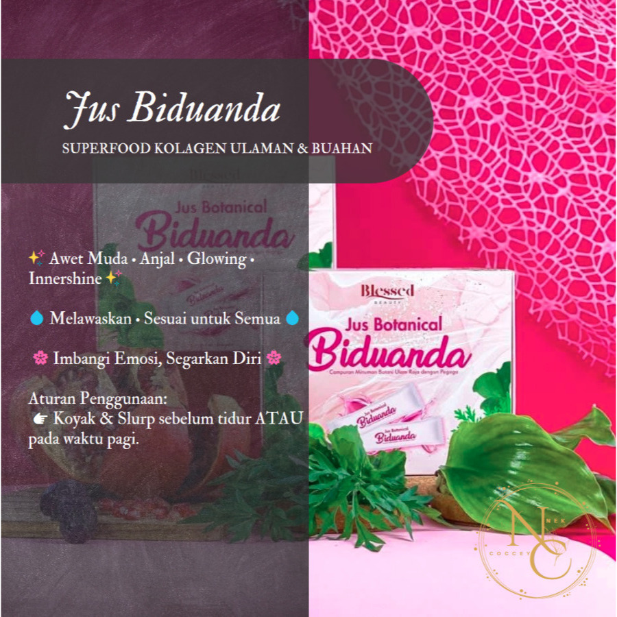 Jus Biduanda BBC | collagen jus pegaga ulam raja | Shopee Malaysia