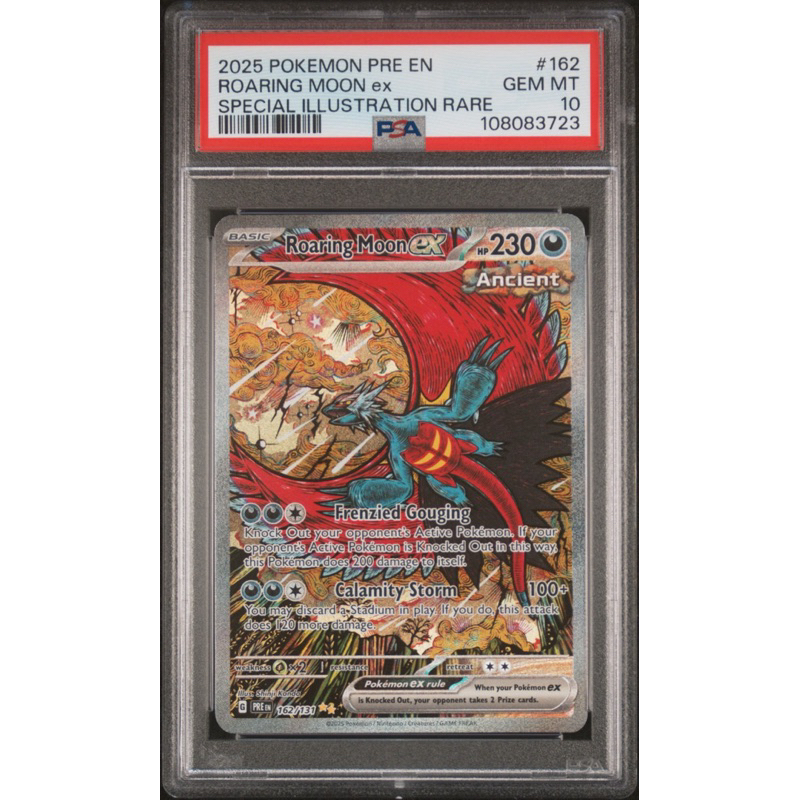 PSA 10 Roaring Moon ex 162/131 Prismatic Evolutions Special ...