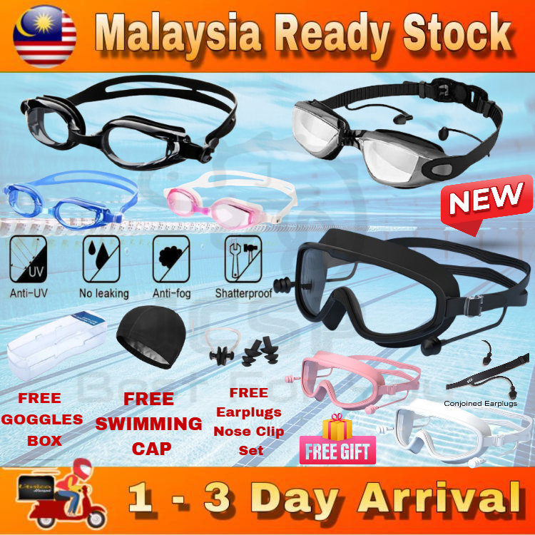 🔥Ready Stock🔥Swimming Goggles for Men Women Adult Diving Swim Googles ...