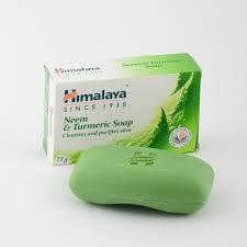 HIMALAYA NEEM & TURMERIC SOAP 75G DAUN SEMAMBU - Body Care | Shopee ...