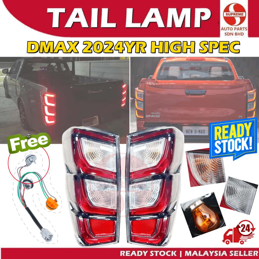 S2U Tail Lamp Isuzu Dmax 2024YR High Spec Brake Lamps Taillight 4WD ...
