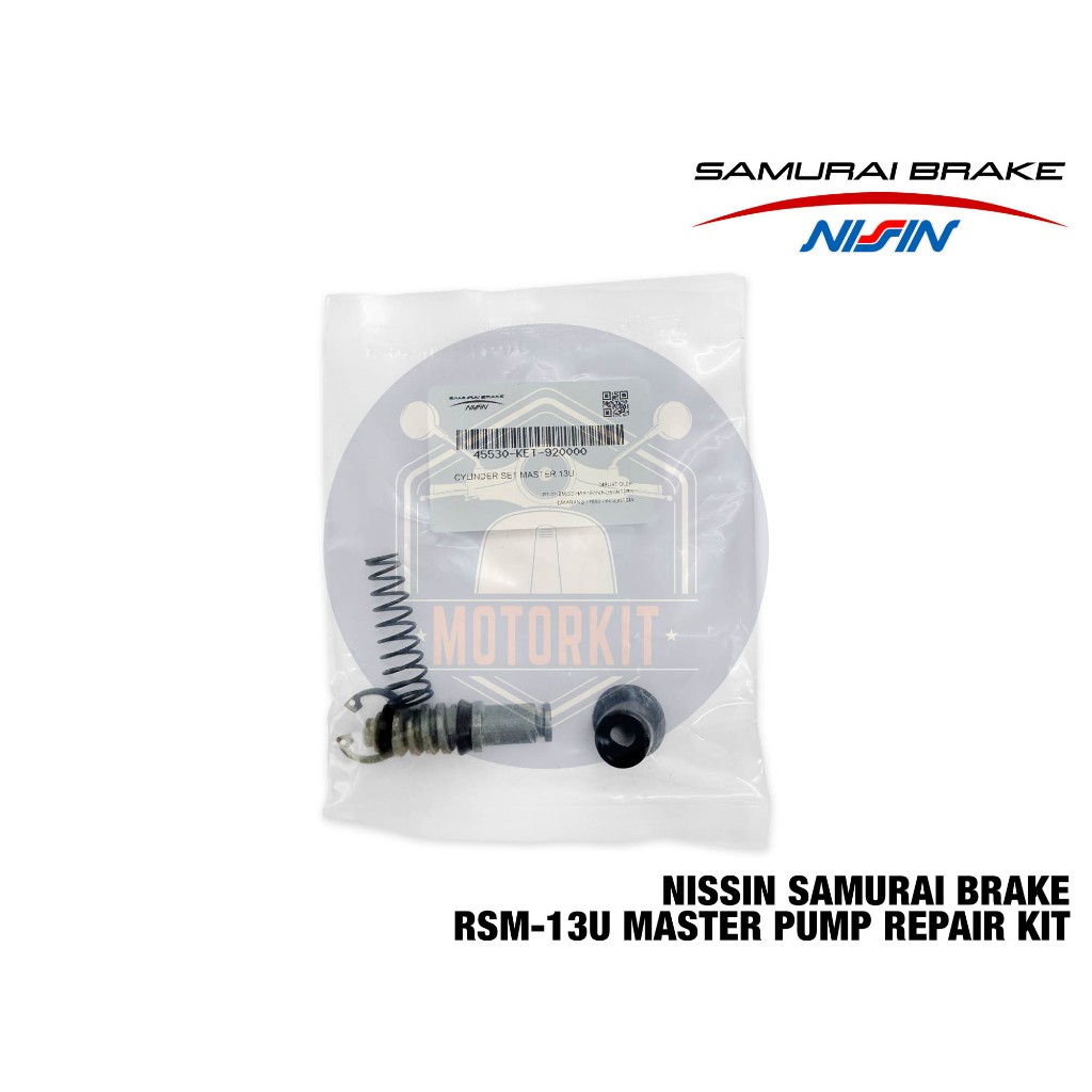 NISSIN SAMURAI BRAKE 100% ORIGINAL CYLINDER SET MASTER PUMP REPAIR KIT ...
