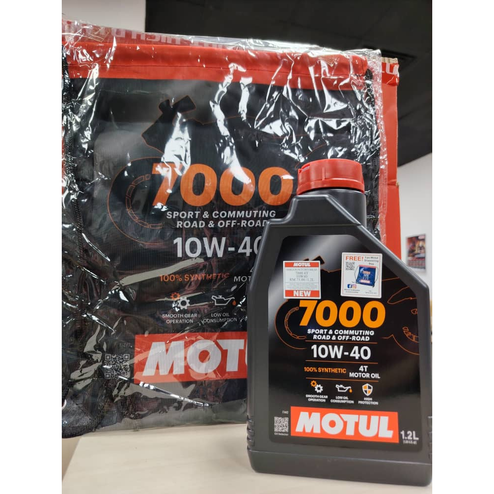 MOTUL 4T 7000 10W40 FULLY ENGINE OIL 1L & 1.2L VIETNAM | Shopee Malaysia