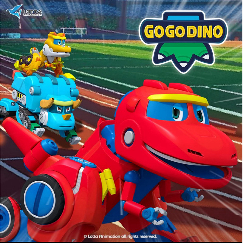 Gogo Dino Mini Deform Rex Dinosaur Toys Original Action Figure Transformation Rexi Viki Tomo ...