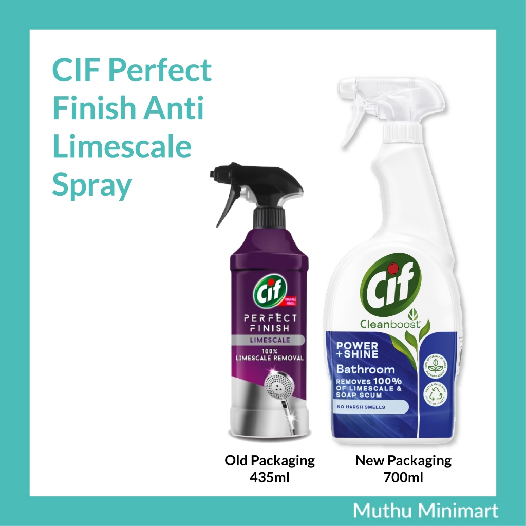 CIF | Perfect Finish Anti Limescale Spray Stains Removal Soap Scum ...