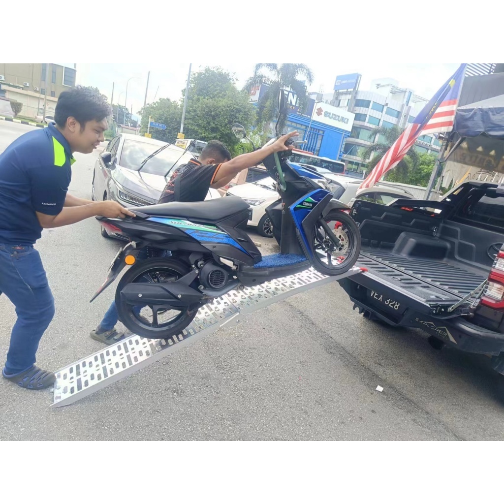 Ladder Bike Motorcycle Tangga Motor Folding Ladder Ramp Stage Ramp ...