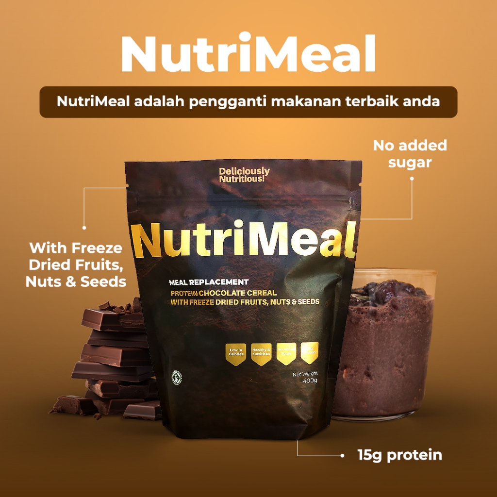 Nutrimeal Protein Chocolate Cereal - Meal Replacement | Shopee Malaysia